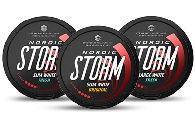 Buy Nordic Storm snus online - Variety of flavours for a good price